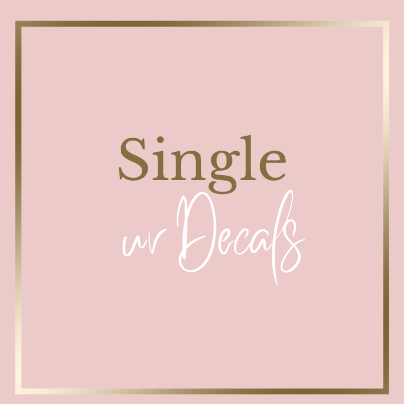 SINGLE UV DECALS – Lux Label & Co.