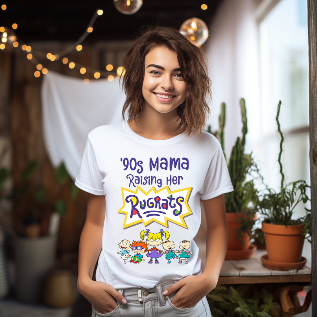 90'S MAMA RAISING HER RUGRATS - DTF PRINT – Lux Label & Co.