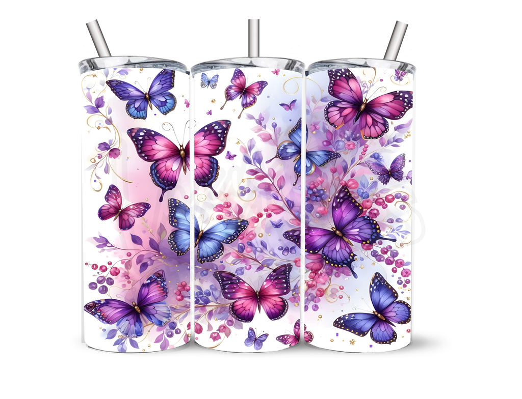 BUTTERFLIES - 20 Oz SUBLIMATION PRINT – Lux Label & Co.