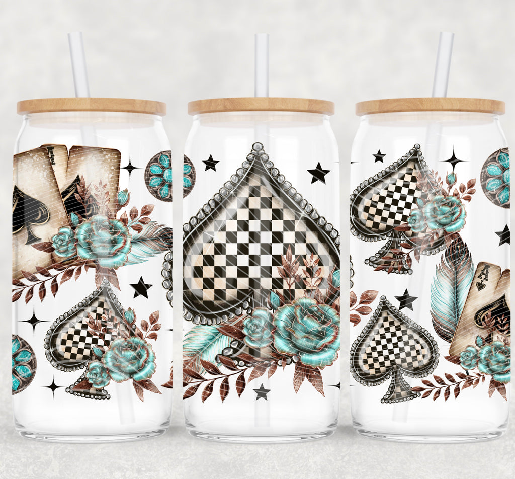 CHECKERS SPADE - 16OZ – Lux Label & Co.