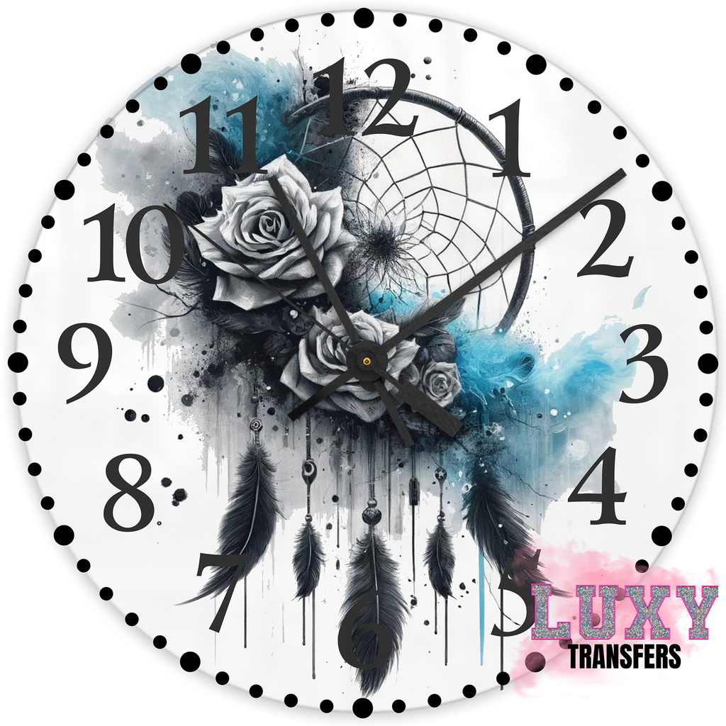 DREAMCATCHER -30CM CLOCK TRANSFER – Lux Label & Co.