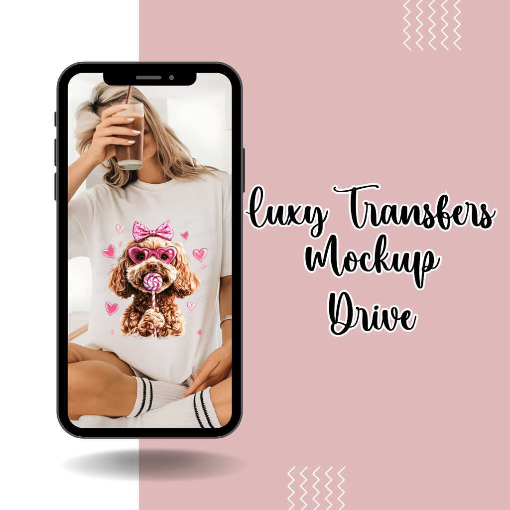 LUXY TRANSFERS MOCKUP DRIVE – Lux Label & Co.