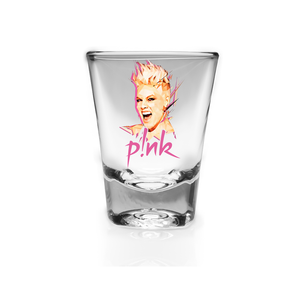 PINK! SHOT GLASS UV DECAL – Lux Label & Co.