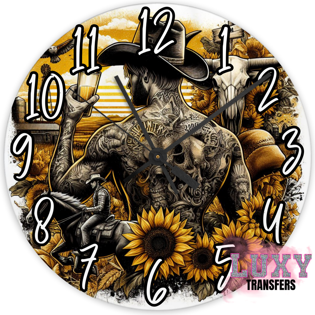 SEXYBACK -30CM CLOCK TRANSFER – Lux Label & Co.