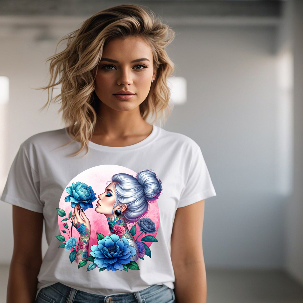 SMELL THE ROSES - DTF PRINT – Lux Label & Co.