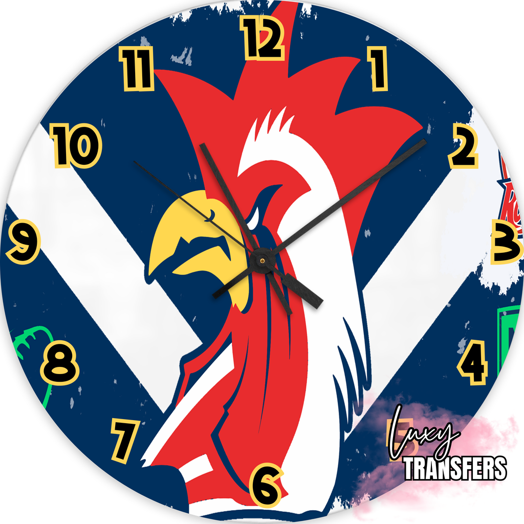 TEAM #11 -30CM CLOCK TRANSFER – Lux Label & Co.