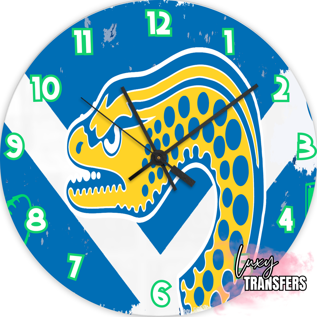 TEAM #6 -30CM CLOCK TRANSFER – Lux Label & Co.