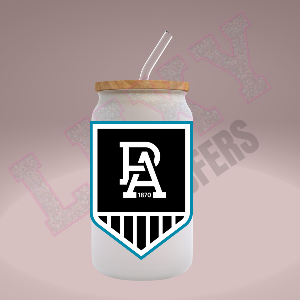 AFL PORT ADELAIDE - INSTOCK Single Decal UV DTF – Lux Label & Co.