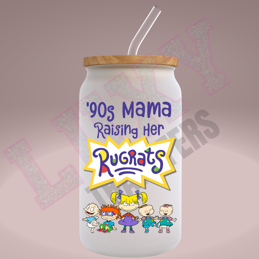 JUST A 90'S MAMA RAISING HER RUGRATS- INSTOCK Single Decal UV DTF – Lux ...