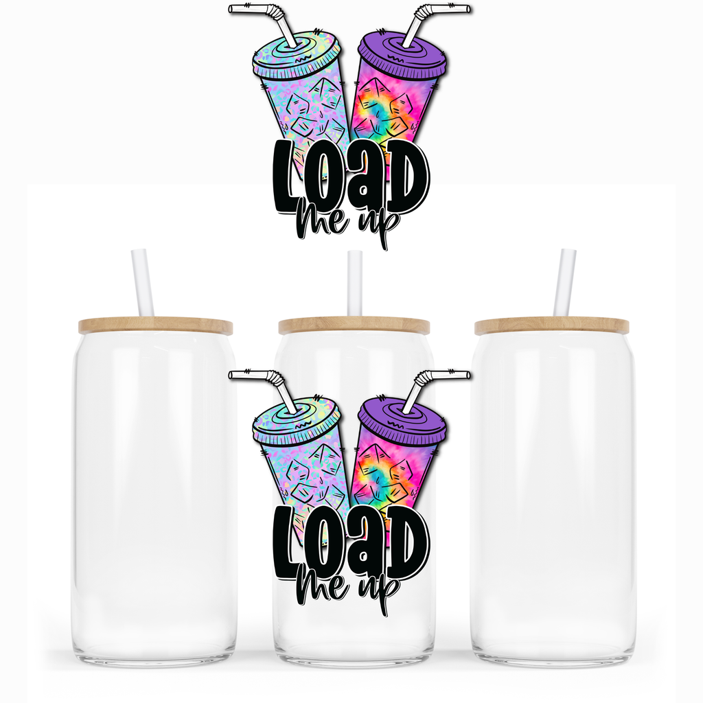 LOAD ME UP- INSTOCK Single Decal UV DTF – Lux Label & Co.