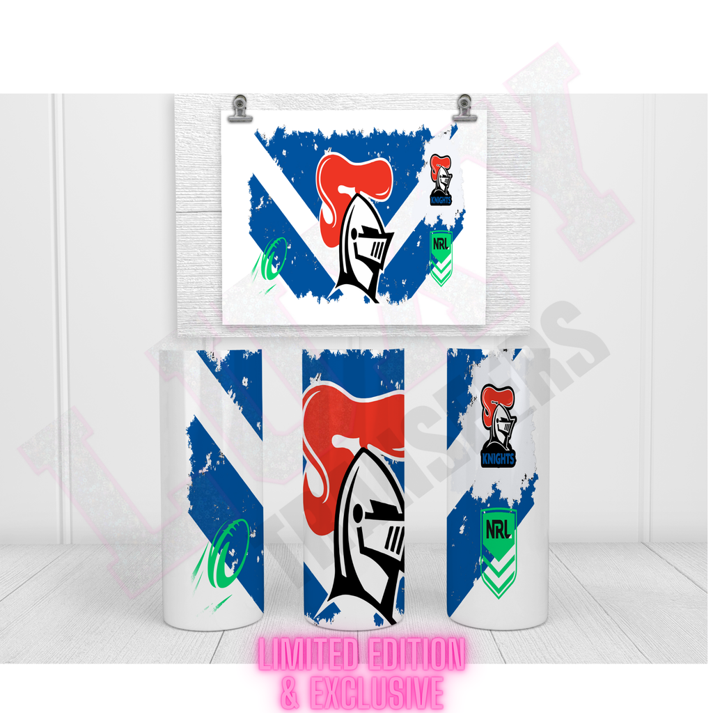 NRL KNIGHTS - INSTOCK 20 OZ UV DTF WRAPS – Lux Label & Co.