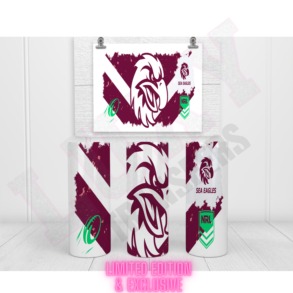 NRL SEA EAGLES- INSTOCK 20 OZ SUBLIMATION PRINT – Lux Label & Co.