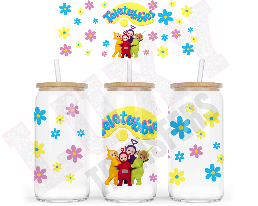 TELETUBBIES- INSTOCK 16 OZ UV DTF WRAP – Lux Label & Co.
