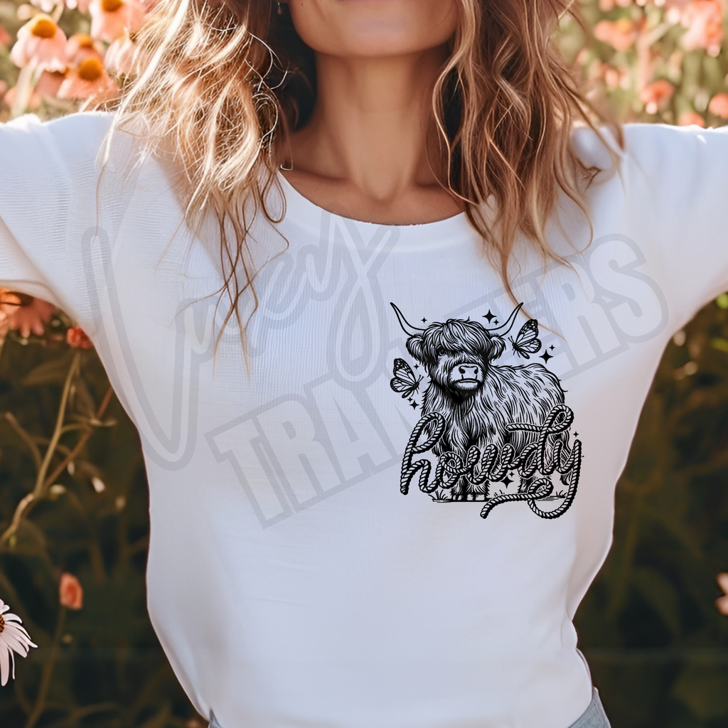 HOWDY POCKET - SCREEN PRINT TRANSFER – Lux Label & Co.