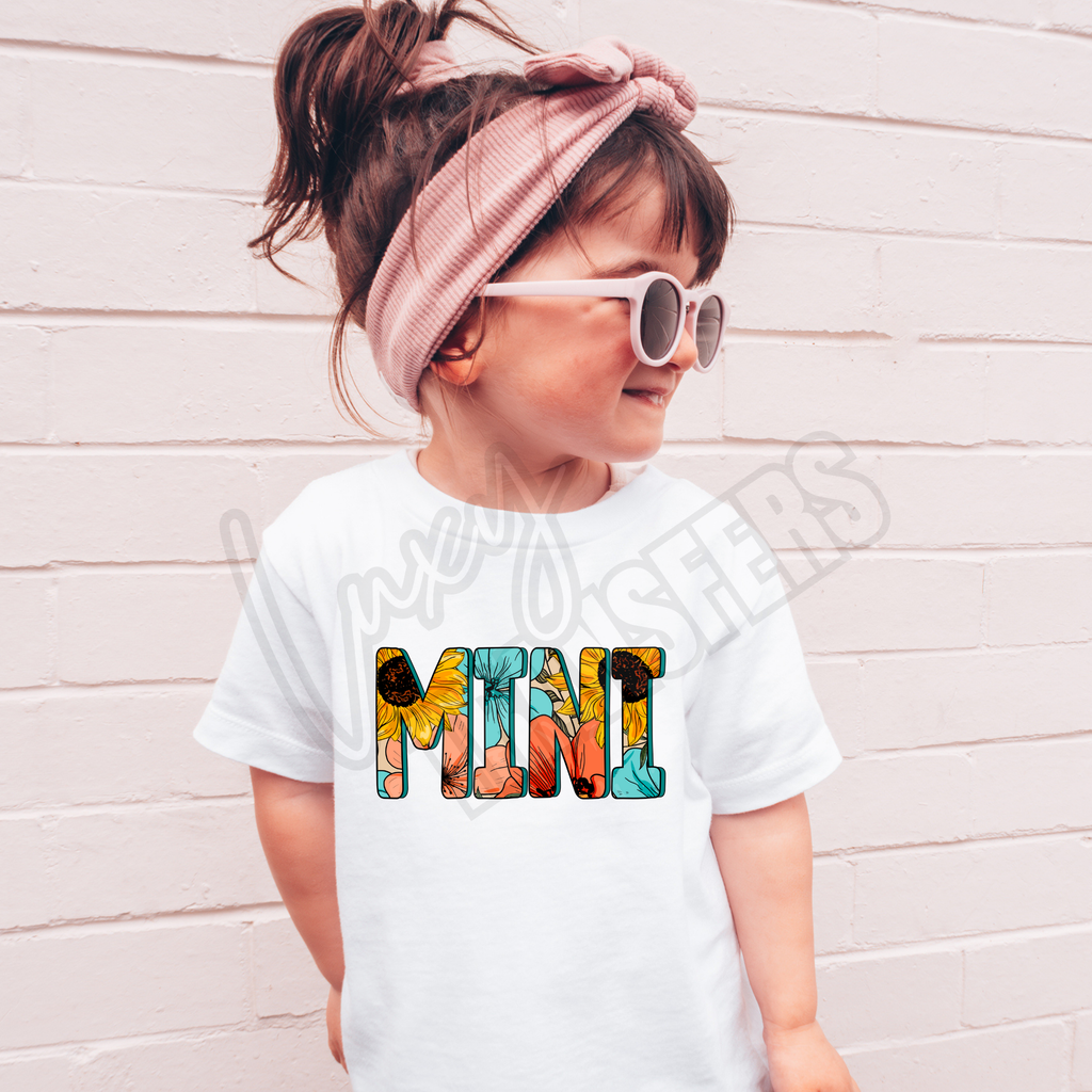 YOUTH/ BABY SUNFLOWER MINI - SCREEN PRINT TRANSFER – Lux Label & Co.